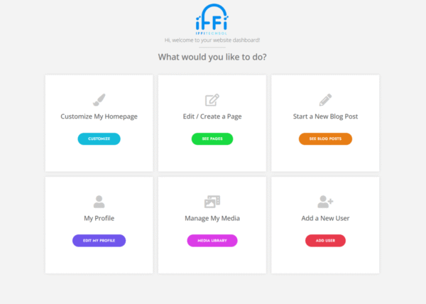 How To Create A Client Dashboard In WordPress 2023 - Iffitechsol - WordPress Developer